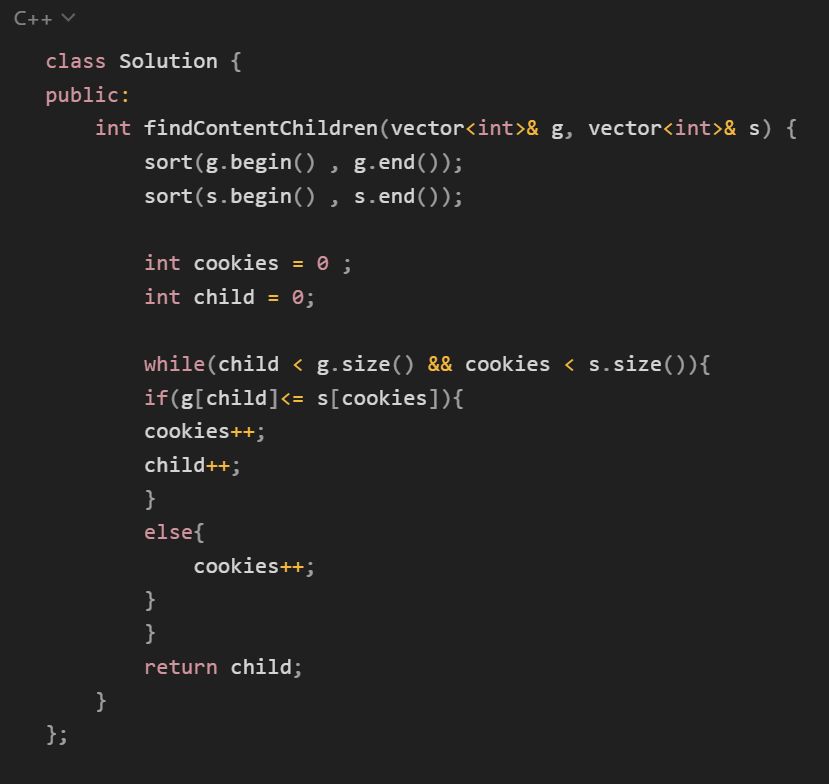 Krish Prav on LinkedIn: Leetcode Daily Question 455. Assign Cookies ... Krish Prav on LinkedIn: Leetcode Daily Question 455. Assign Cookies ...