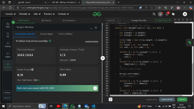 Arpan Patra on LinkedIn: #gfg160 #geeksforgeeks2024 #dsa #java #sorting ... Arpan Patra on LinkedIn: #gfg160 #geeksforgeeks2024 #dsa #java #sorting ...