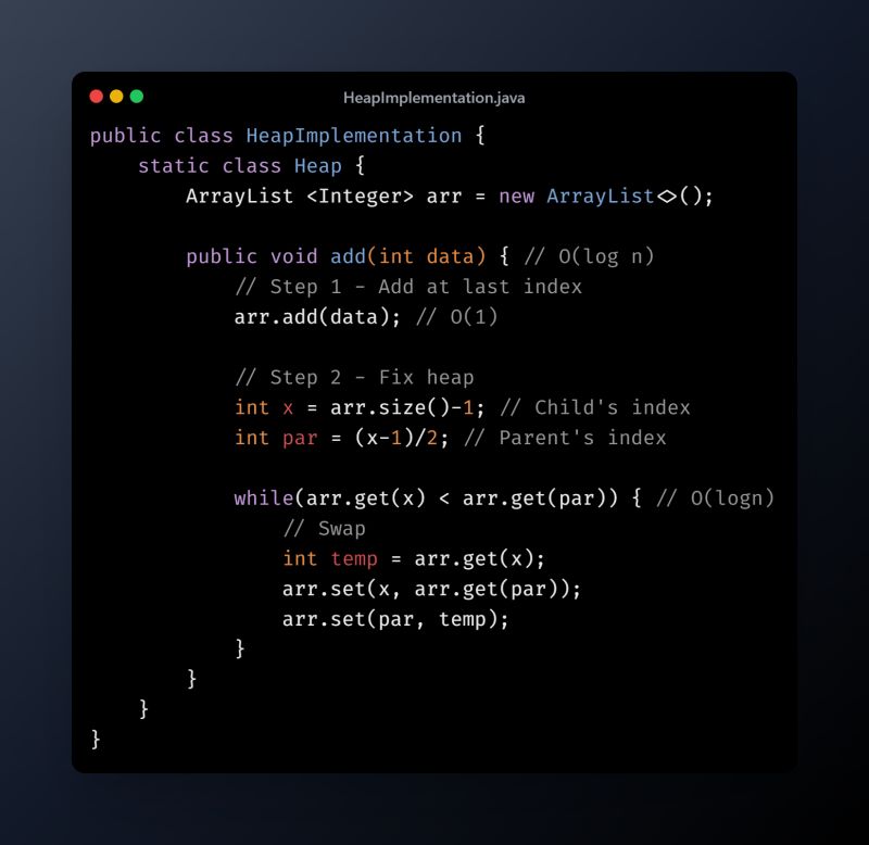 Shekhar Singh on LinkedIn: #heap #datastructures #algorithms # ... Shekhar Singh on LinkedIn: #heap #datastructures #algorithms # ...