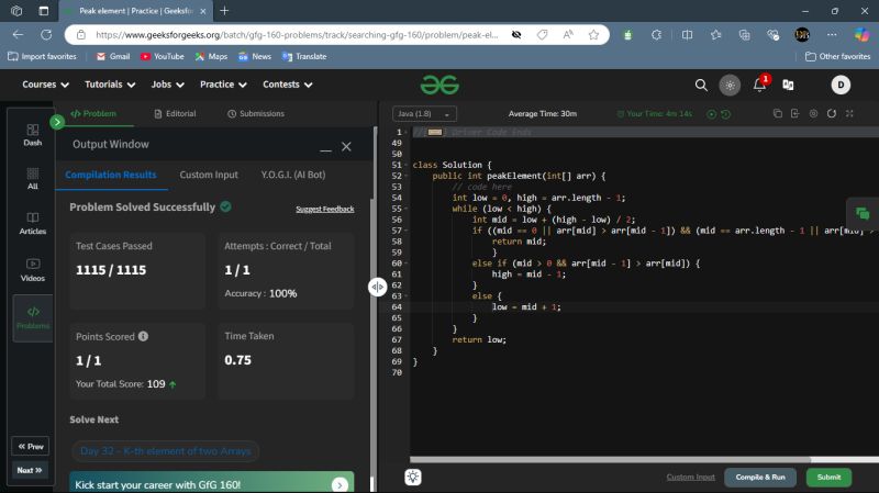 Devmalya Bhattacharjee on LinkedIn: #gfg160 #dsa #gfg #geekstreak2024 # ... Devmalya Bhattacharjee on LinkedIn: #gfg160 #dsa #gfg #geekstreak2024 # ...