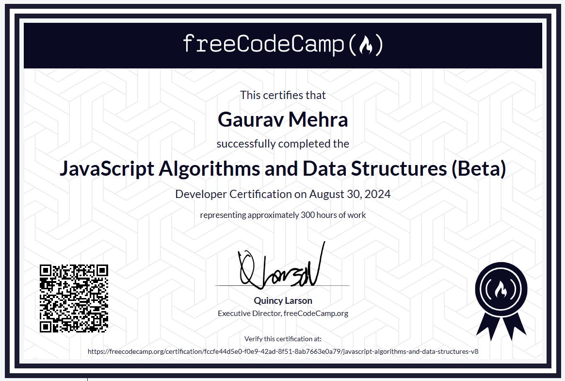 Gaurav Mehra on LinkedIn: #javascript #algorithms #datastructures # ... Gaurav Mehra on LinkedIn: #javascript #algorithms #datastructures # ...