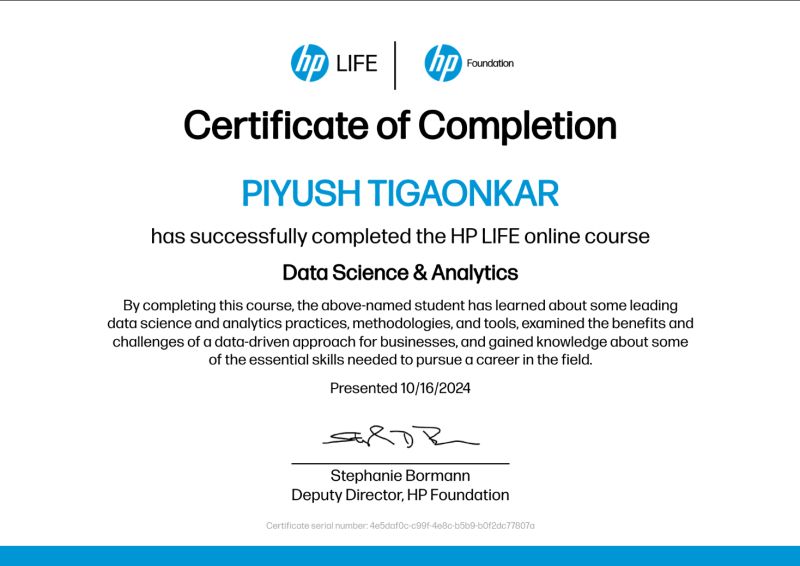 PIYUSH TIGAONKAR on LinkedIn: #datascience #analytics #certified # ... PIYUSH TIGAONKAR on LinkedIn: #datascience #analytics #certified # ...