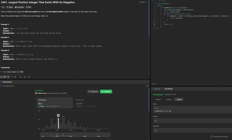 Krithik Srinivas on LinkedIn: #leetcode #codingchallenge #algorithm # ... Krithik Srinivas on LinkedIn: #leetcode #codingchallenge #algorithm # ...