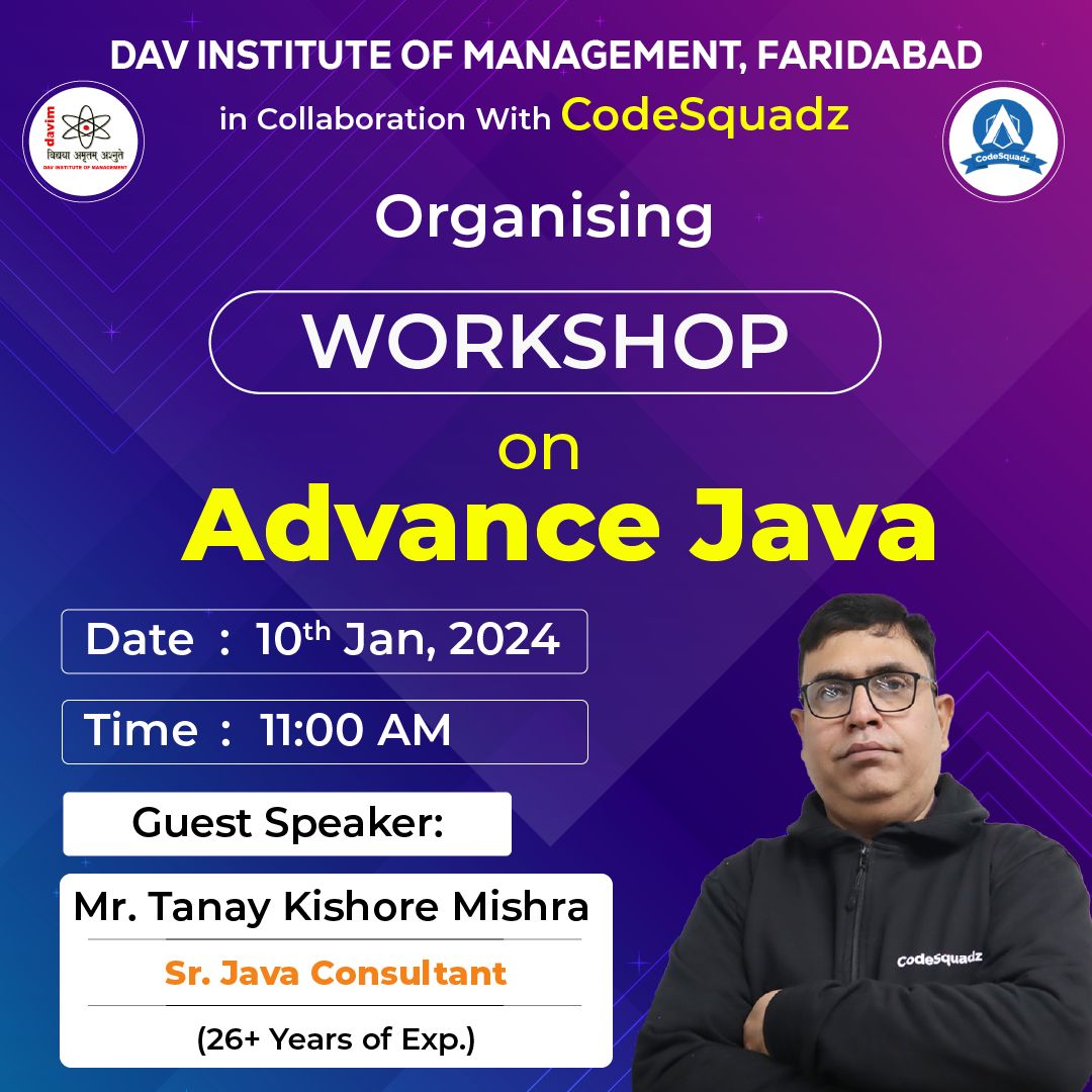 CodeSquadz on LinkedIn: #workshop #javatraining #javaclasses #java # ... CodeSquadz on LinkedIn: #workshop #javatraining #javaclasses #java # ...