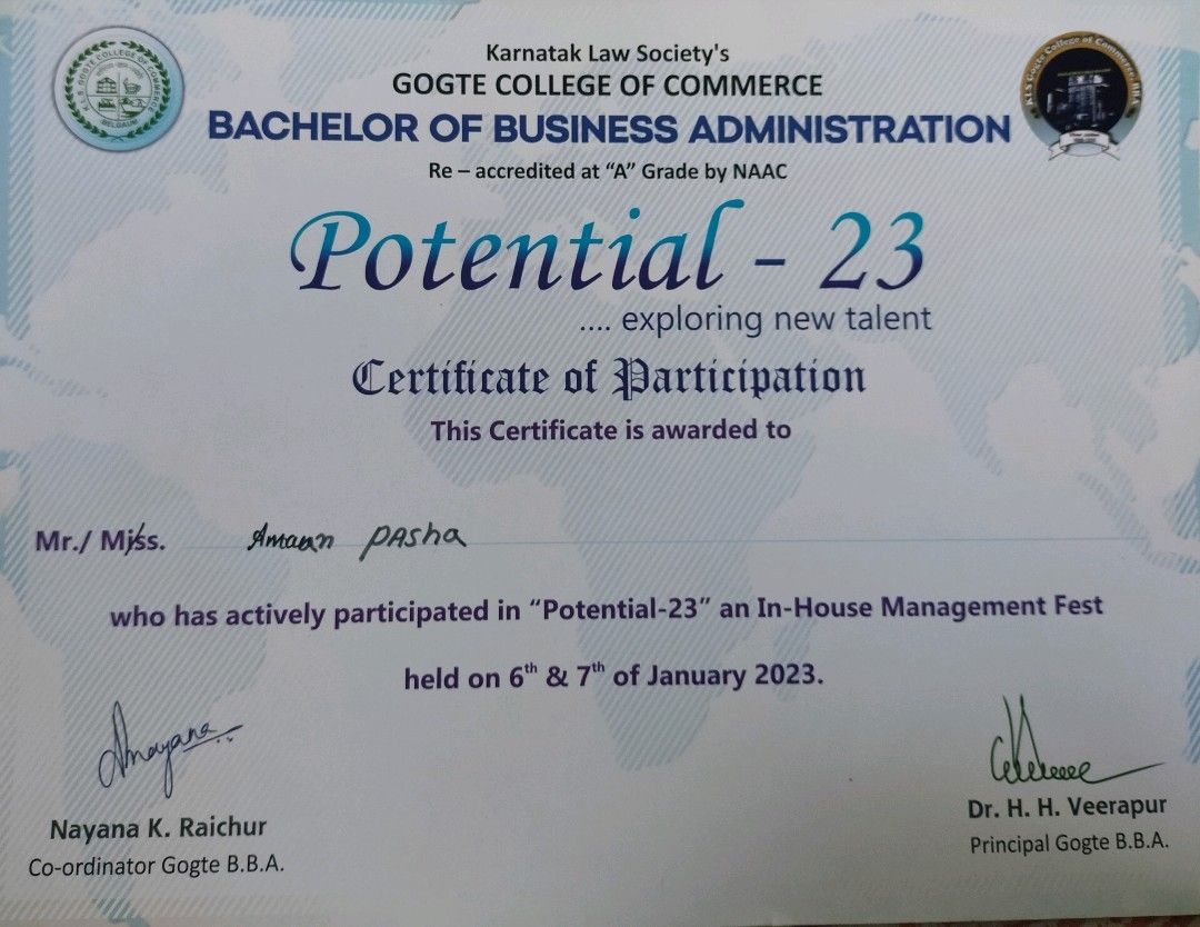 Amaan Pasha on LinkedIn: potential-23 house management fest Amaan Pasha on LinkedIn: potential-23 house management fest