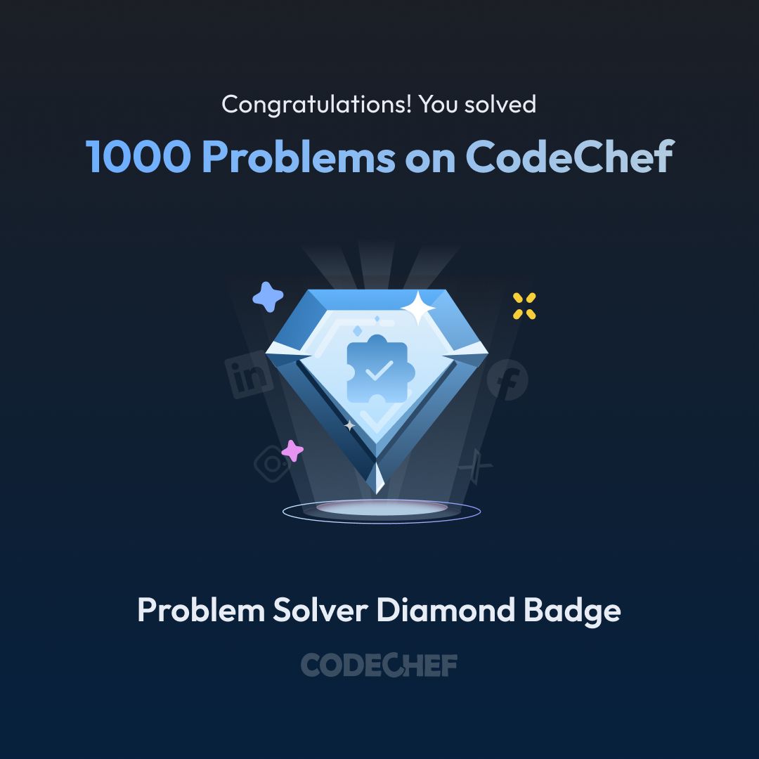 Abhay Raj on LinkedIn: #problemsolving #codingjourney #codechef # ... Abhay Raj on LinkedIn: #problemsolving #codingjourney #codechef # ...
