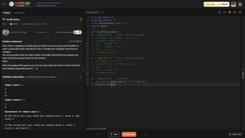 Yethish pv on LinkedIn: #coding #optimization #problemsolving # ... Yethish pv on LinkedIn: #coding #optimization #problemsolving # ...