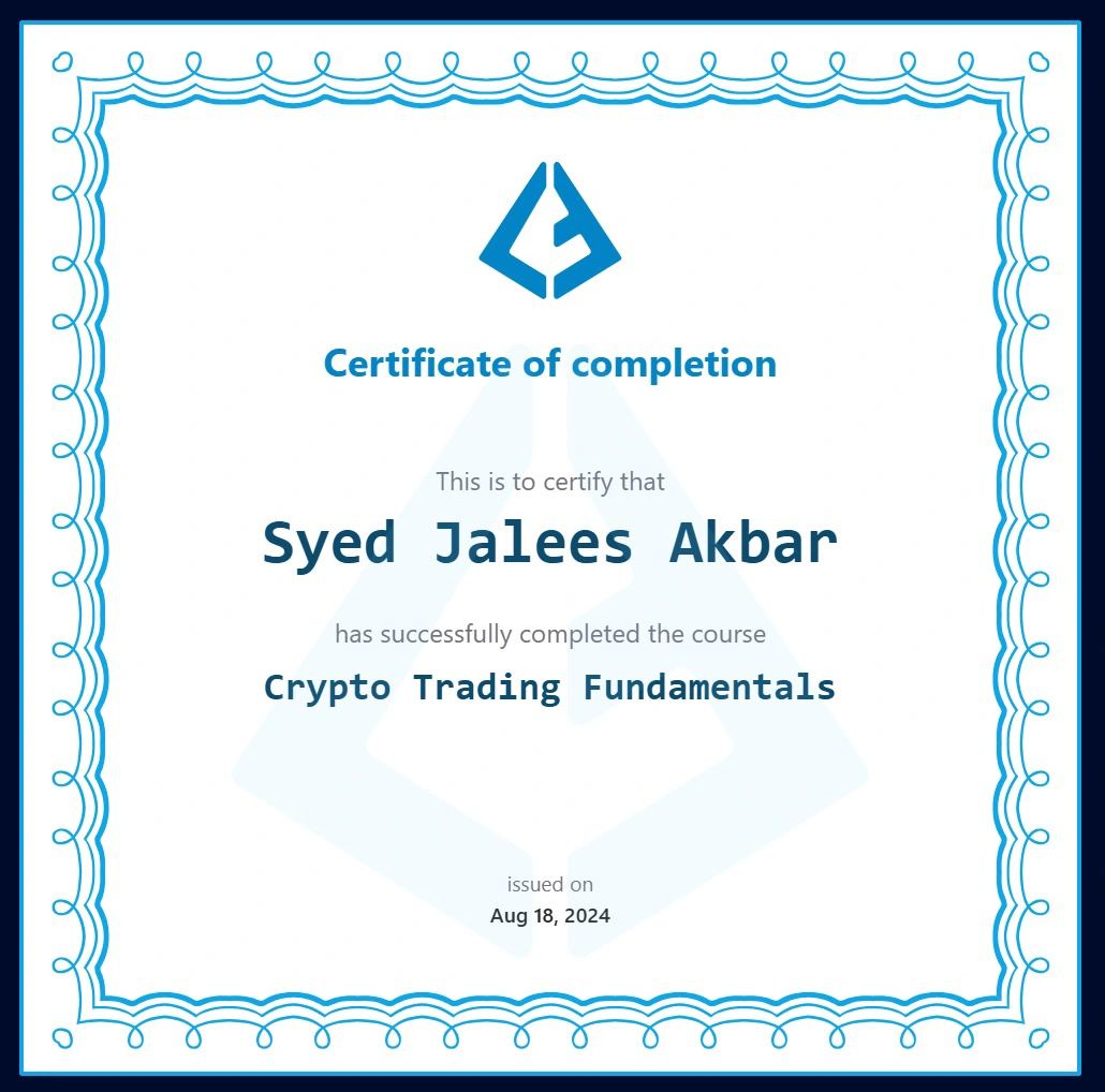 Sayyed Jalees Akbar on LinkedIn: #cryptofleet #it #giaic #trading # ... Sayyed Jalees Akbar on LinkedIn: #cryptofleet #it #giaic #trading # ...