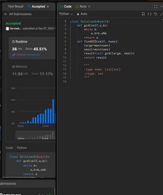 Mohammed Ashik on LinkedIn: #leetcode #codingchallenge #gcd # ... Mohammed Ashik on LinkedIn: #leetcode #codingchallenge #gcd # ...