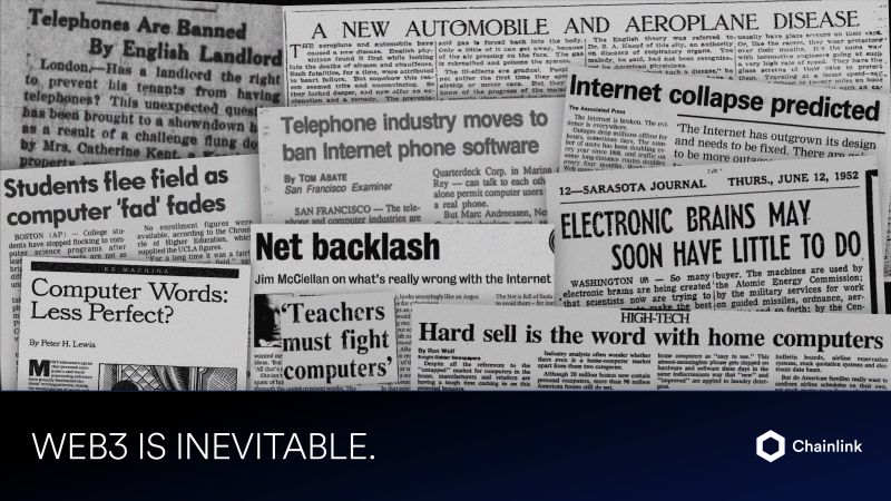 Chainlink Labs on LinkedIn: History doesn’t repeat itself, but it often ... Chainlink Labs on LinkedIn: History doesn’t repeat itself, but it often ...