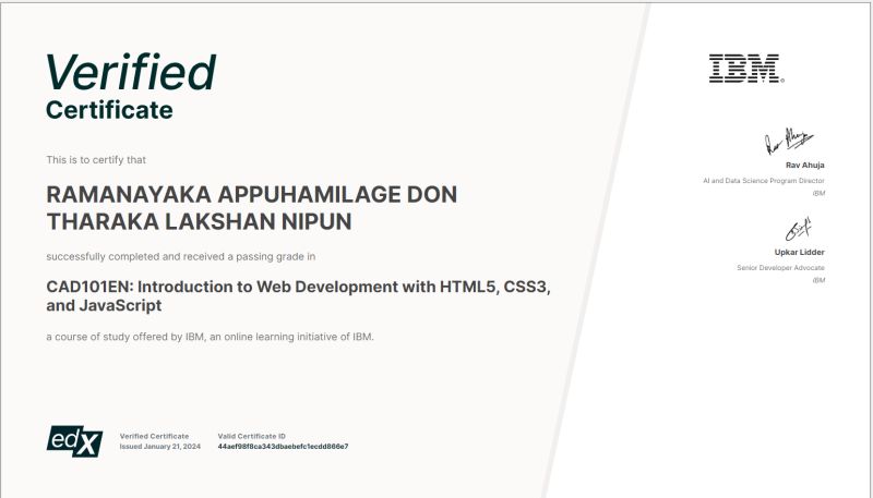 Tharaka Lakshan on LinkedIn: #edx #javascript Tharaka Lakshan on LinkedIn: #edx #javascript