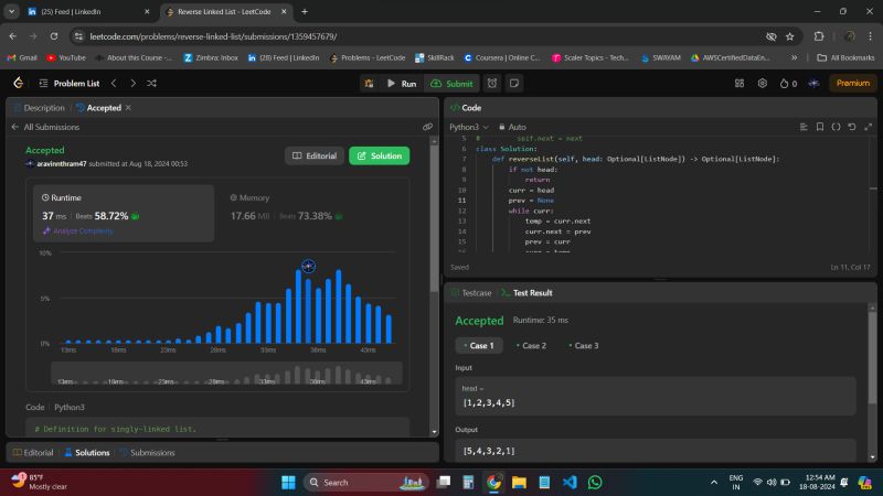 Aravinnth S on LinkedIn: #100daysofleetcode #algorithmarchitect # ... Aravinnth S on LinkedIn: #100daysofleetcode #algorithmarchitect # ...