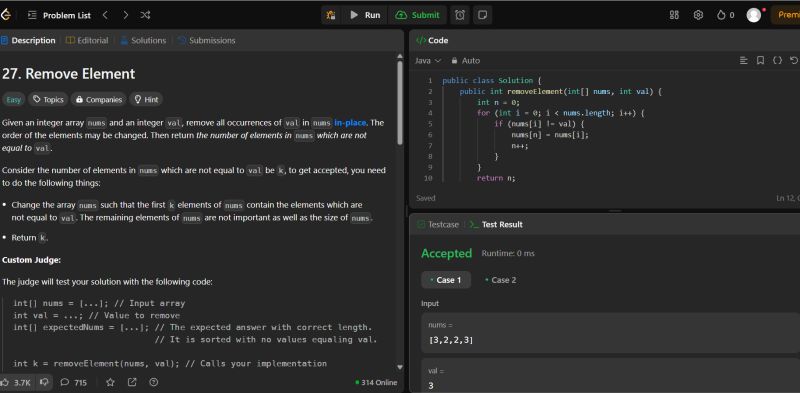 #100daysofcode #java #leetcode #array #codingjourney #100daysofcode ... #100daysofcode #java #leetcode #array #codingjourney #100daysofcode ...