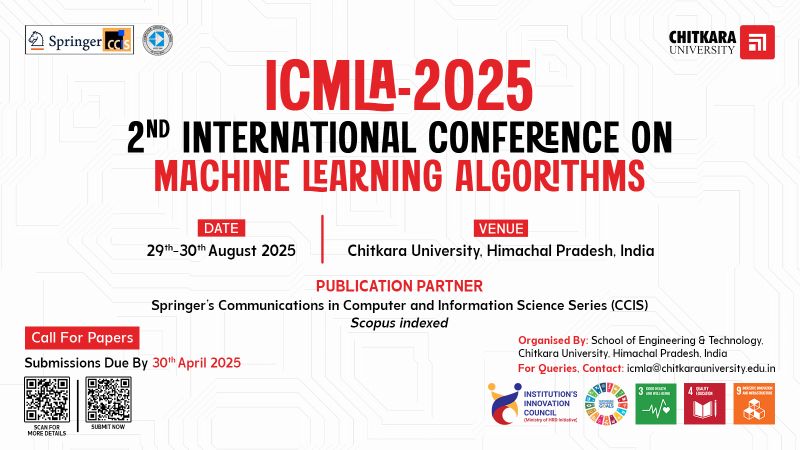 #icmla2025 #machinelearning #aiconference #springerccis #scopusindexed ... #icmla2025 #machinelearning #aiconference #springerccis #scopusindexed ...