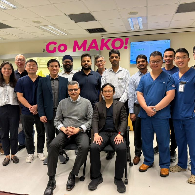 MAKO certification course by Stryker Joint Replacement at Singapore ... MAKO certification course by Stryker Joint Replacement at Singapore ...