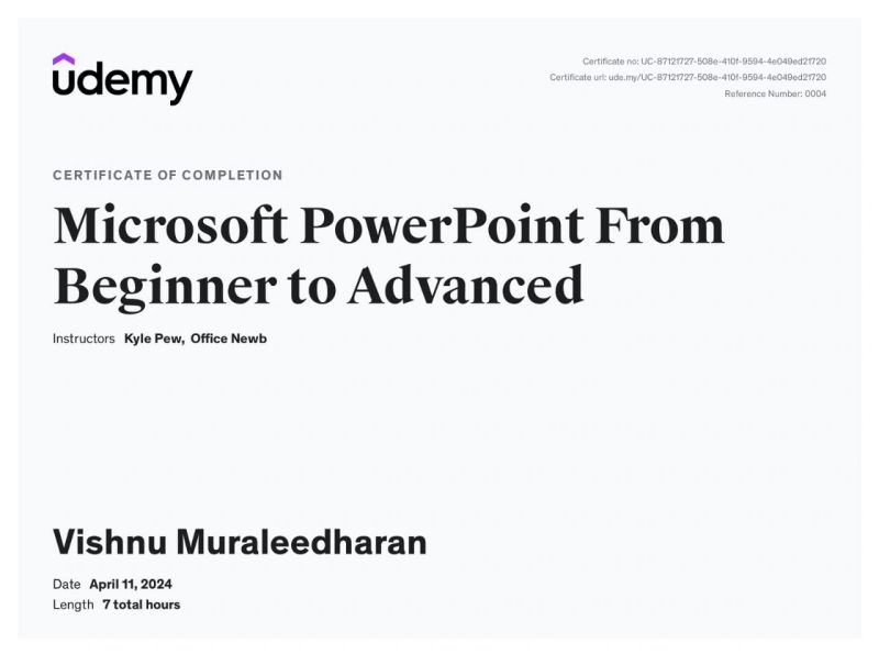 Vishnu Muraleedharan on LinkedIn: #udemy Vishnu Muraleedharan on LinkedIn: #udemy