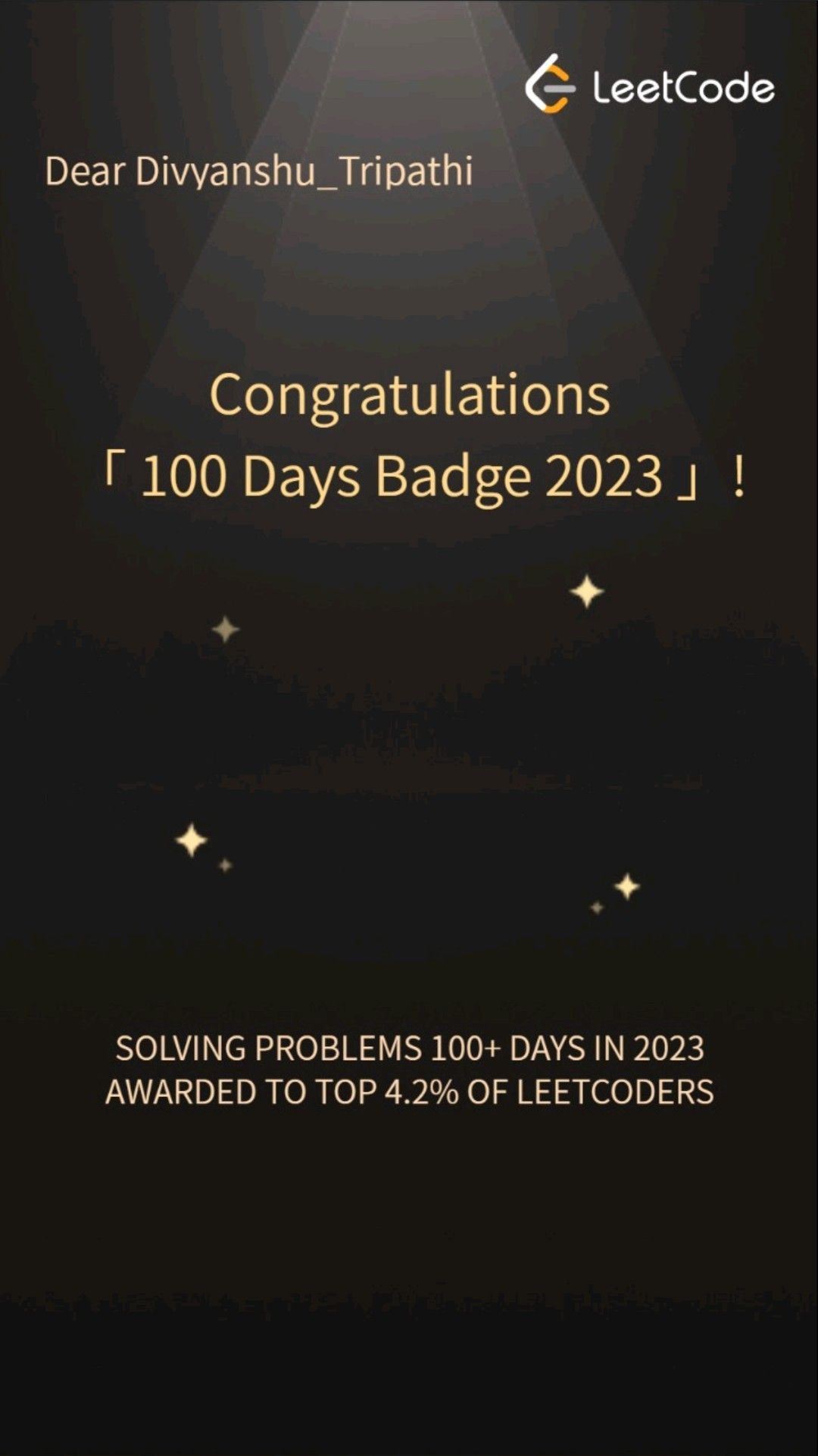 Divyanshu Tripathi on LinkedIn: #leetcode100days_2023 Divyanshu Tripathi on LinkedIn: #leetcode100days_2023