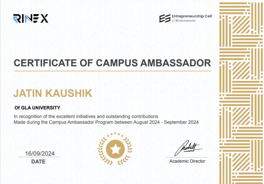 jatin kaushik on LinkedIn: #campusambassador #leadership #careergrowth jatin kaushik on LinkedIn: #campusambassador #leadership #careergrowth