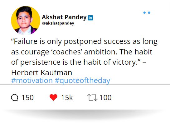 Akshat Pandey on LinkedIn: #success #hustle #linkedin #growth #business Akshat Pandey on LinkedIn: #success #hustle #linkedin #growth #business