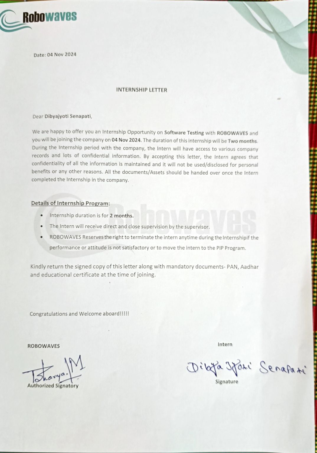 Dibyajyoti Senapati on LinkedIn: #robowaves Dibyajyoti Senapati on LinkedIn: #robowaves