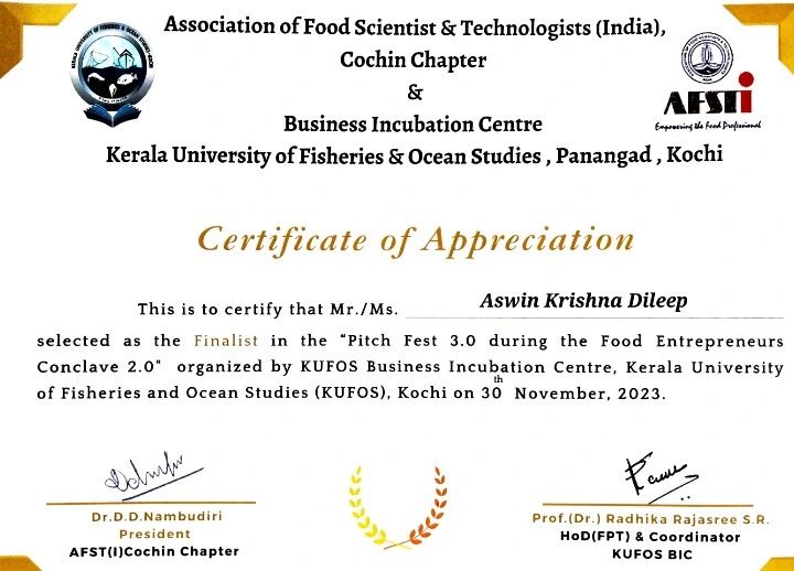 Aswin Krishna dileep on LinkedIn: Selected as the Finalist in the ... Aswin Krishna dileep on LinkedIn: Selected as the Finalist in the ...