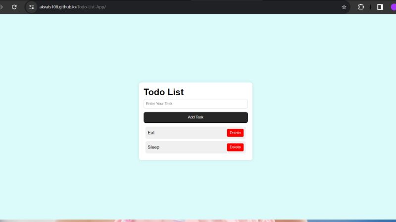 Created a simple and responsive Todo List app | Anand Vats posted on ... Created a simple and responsive Todo List app | Anand Vats posted on ...