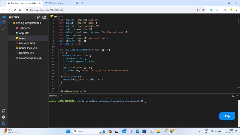 #nodejsdeveloper #nodejs #nodejsdevelopment #nxtwave #nxtwaveacademy ... #nodejsdeveloper #nodejs #nodejsdevelopment #nxtwave #nxtwaveacademy ...