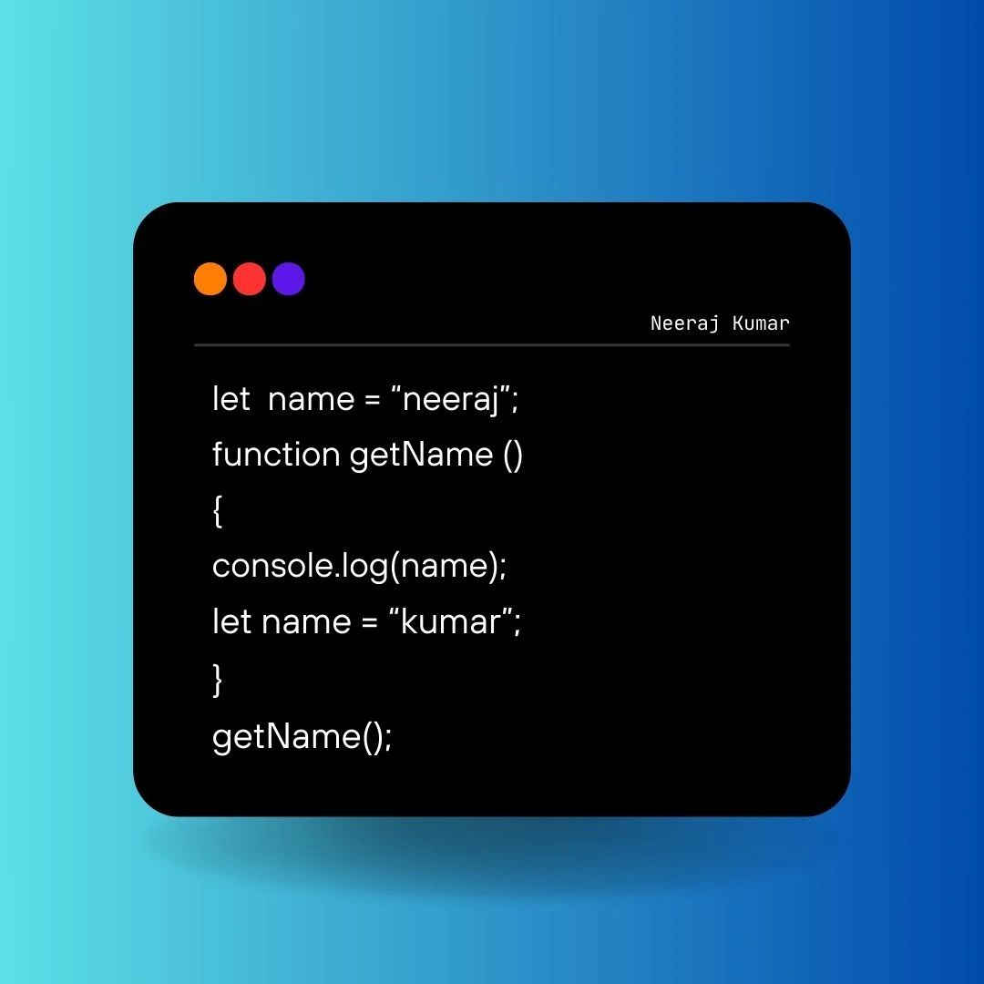 Neeraj Kumar on LinkedIn: #programmer #javascriptlearning #codingskills ... Neeraj Kumar on LinkedIn: #programmer #javascriptlearning #codingskills ...