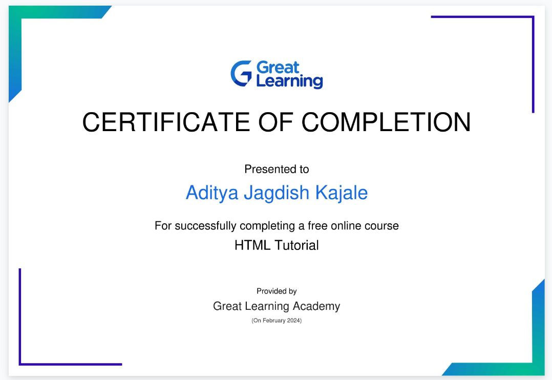 Aditya Jagdish Kajale on LinkedIn: #greatlearningacademy #greatlearning ... Aditya Jagdish Kajale on LinkedIn: #greatlearningacademy #greatlearning ...
