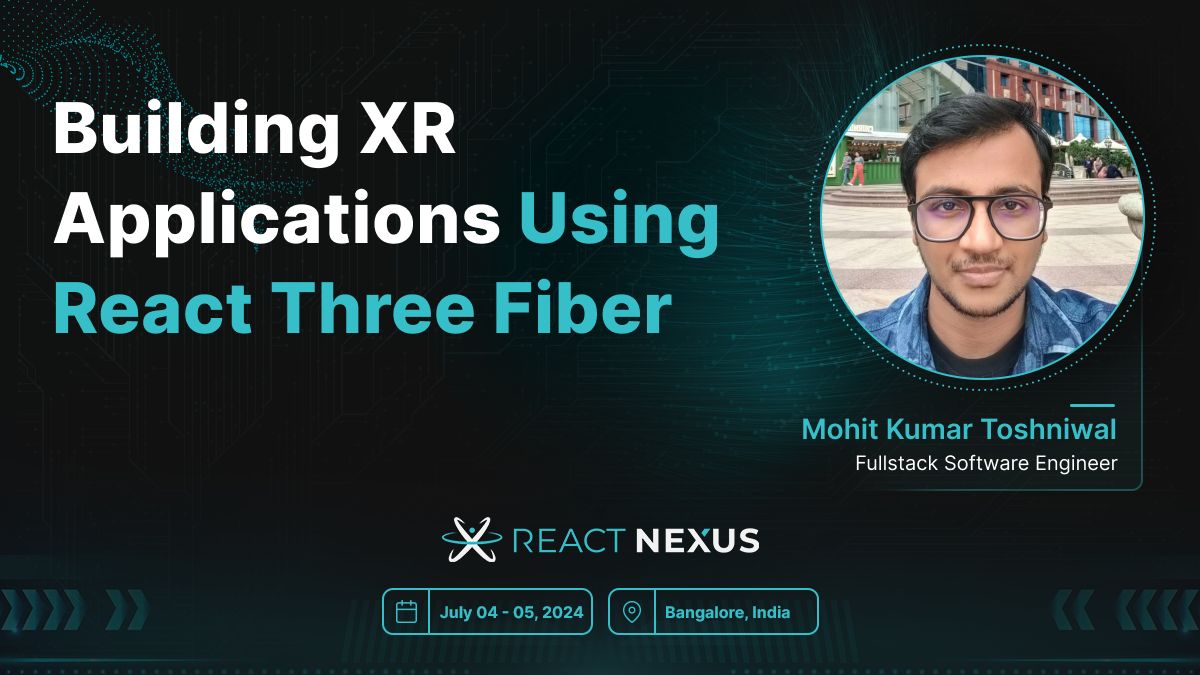 React Nexus on LinkedIn: In this talk, Mohit Kumar Toshniwal will share ... React Nexus on LinkedIn: In this talk, Mohit Kumar Toshniwal will share ...