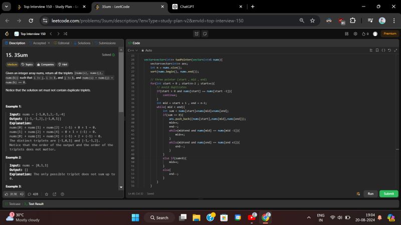 Manav Saini on LinkedIn: #100daysofcode #3sum #leetcode #codingjourney ... Manav Saini on LinkedIn: #100daysofcode #3sum #leetcode #codingjourney ...