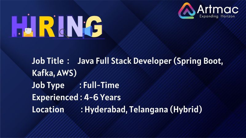 #hiring #javafullstackdeveloper #springboot #kafka #location #india # ... #hiring #javafullstackdeveloper #springboot #kafka #location #india # ...