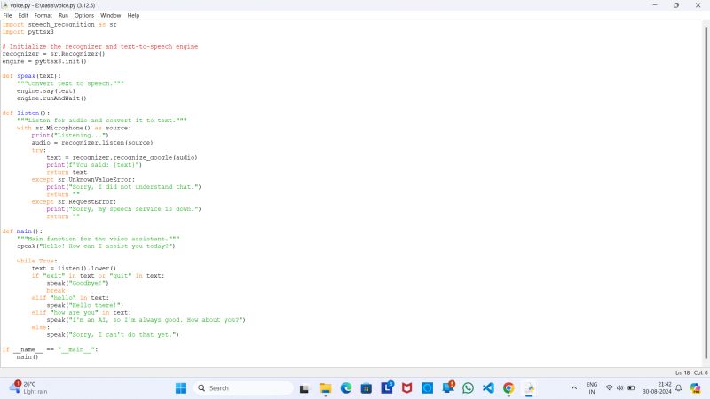 paidi kanaka mahalakshmi on LinkedIn: Voice Assistant with python ... paidi kanaka mahalakshmi on LinkedIn: Voice Assistant with python ...