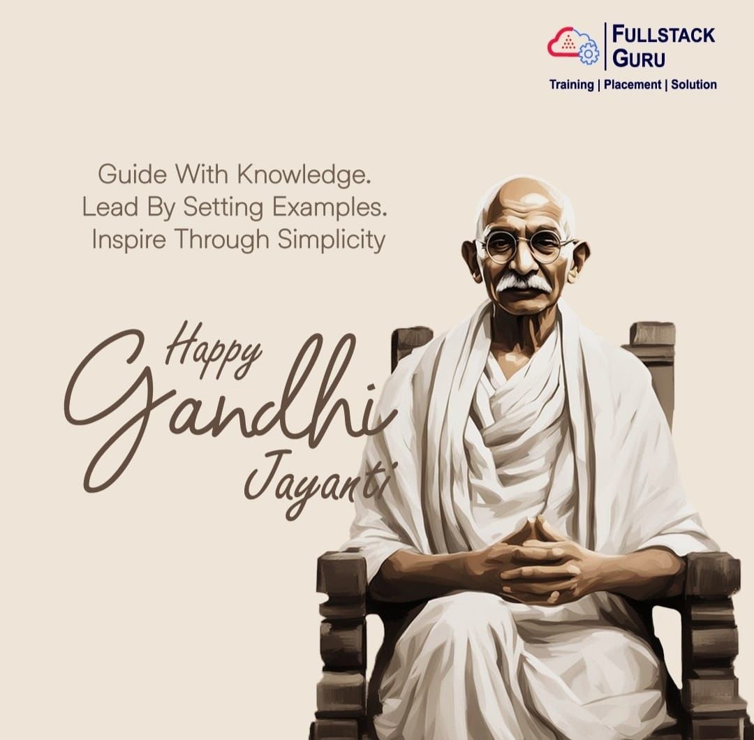 Tanvi B. on LinkedIn: #fullstackguru #gandhijayanti #mahatmagandhi # ... Tanvi B. on LinkedIn: #fullstackguru #gandhijayanti #mahatmagandhi # ...