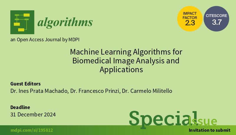 Algorithms MDPI on LinkedIn: #specialissue #algorithms #machinelearning ... Algorithms MDPI on LinkedIn: #specialissue #algorithms #machinelearning ...