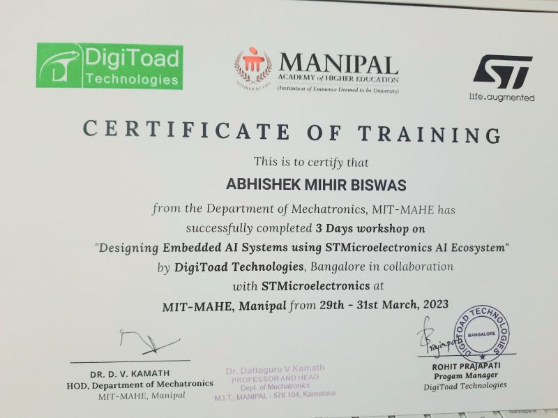 Abhishek Biswas on LinkedIn: #mahemanipal #embeddedsystems # ... Abhishek Biswas on LinkedIn: #mahemanipal #embeddedsystems # ...