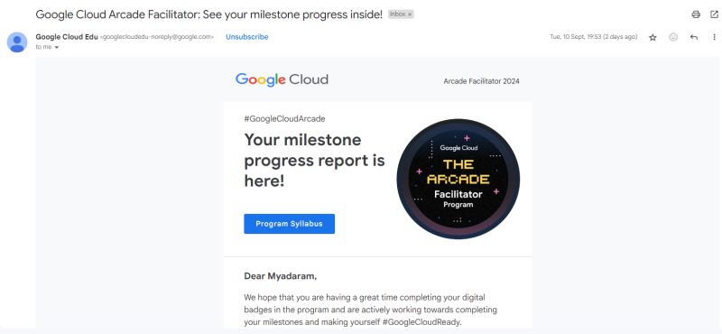 Sai Kiran Myadaram on LinkedIn: #googlecloud #arcadefacilitator # ... Sai Kiran Myadaram on LinkedIn: #googlecloud #arcadefacilitator # ...