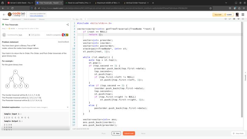 Prabhat Kumar on LinkedIn: #leetcode #cpp #binarytree #treetraversal # ... Prabhat Kumar on LinkedIn: #leetcode #cpp #binarytree #treetraversal # ...