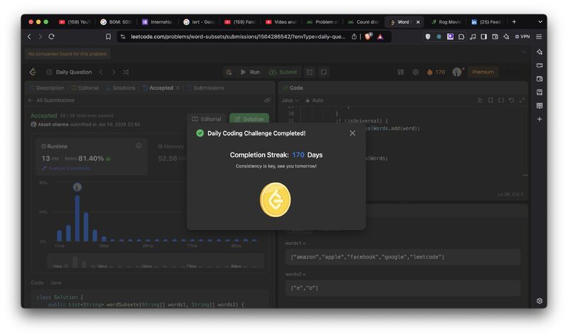 Akash Sharma on LinkedIn: #codingjourney #leetcode #problemsolving # ... Akash Sharma on LinkedIn: #codingjourney #leetcode #problemsolving # ...