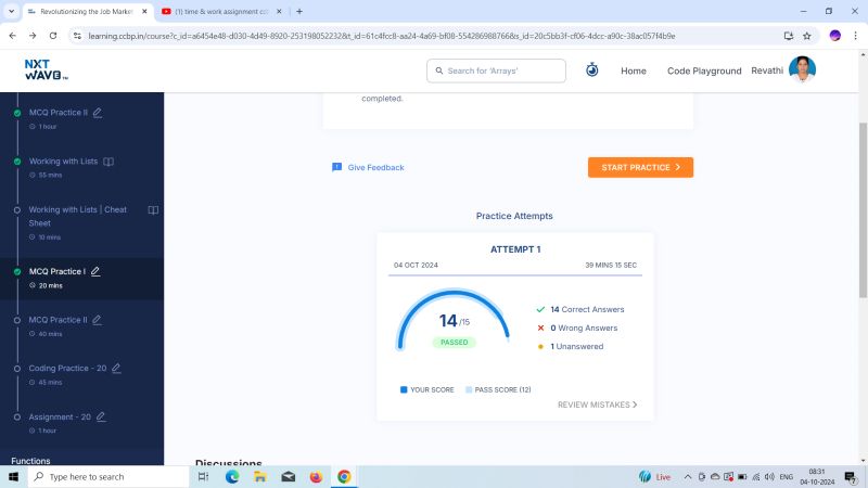 Dheema Revathi on LinkedIn: #30daysofcodechallenge #nxtwave #python Dheema Revathi on LinkedIn: #30daysofcodechallenge #nxtwave #python