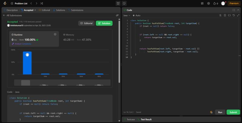 #100daysofcode #leetcode #100daysofleetcode #java #binarytree #dsa ... #100daysofcode #leetcode #100daysofleetcode #java #binarytree #dsa ...