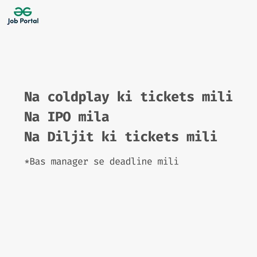 Job Portal by GeeksforGeeks on LinkedIn: #manager #geeksforgeeks # ... Job Portal by GeeksforGeeks on LinkedIn: #manager #geeksforgeeks # ...