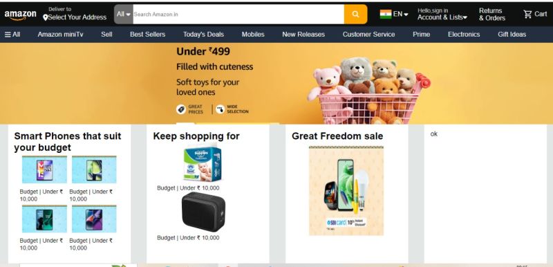 #html #css #webdevelopment #responsivedesign #amazonclone… | KRISH ... #html #css #webdevelopment #responsivedesign #amazonclone… | KRISH ...