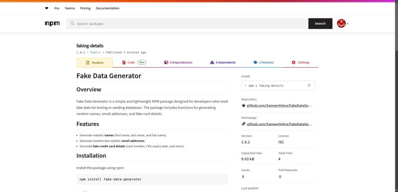 Sameer Vohra on LinkedIn: #javascript #npm #opensource #webdevelopment ... Sameer Vohra on LinkedIn: #javascript #npm #opensource #webdevelopment ...