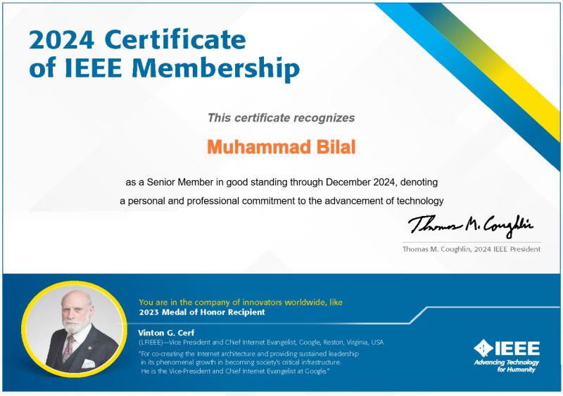 Muhammad Bilal, PhD on LinkedIn: #ieee Muhammad Bilal, PhD on LinkedIn: #ieee