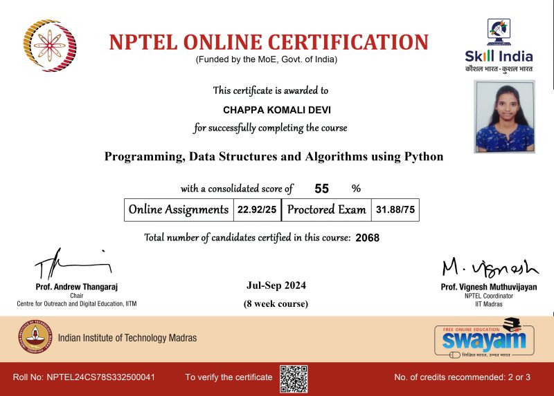 komali devi chappa on LinkedIn: #python #datastructures #algorithms # ... komali devi chappa on LinkedIn: #python #datastructures #algorithms # ...