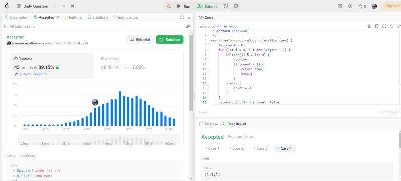 LeetCode Challenge: 1550 Odds and Time Complexity | SreeSankar P posted ... LeetCode Challenge: 1550 Odds and Time Complexity | SreeSankar P posted ...
