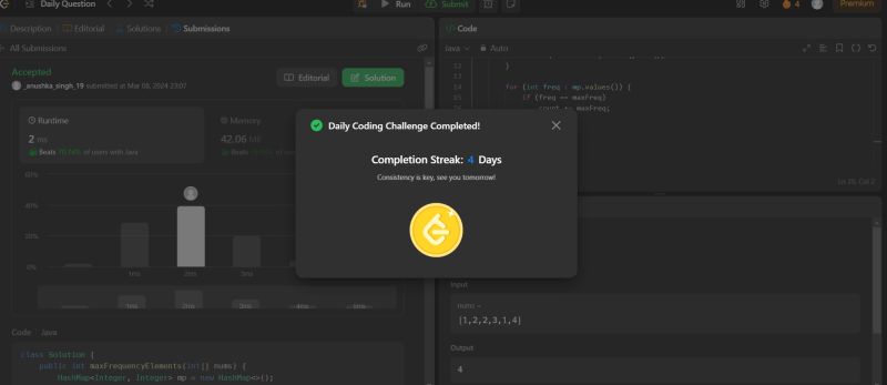 Anushka Singh on LinkedIn: #leetcode #leetcodechallenge #leetcodestreak ... Anushka Singh on LinkedIn: #leetcode #leetcodechallenge #leetcodestreak ...