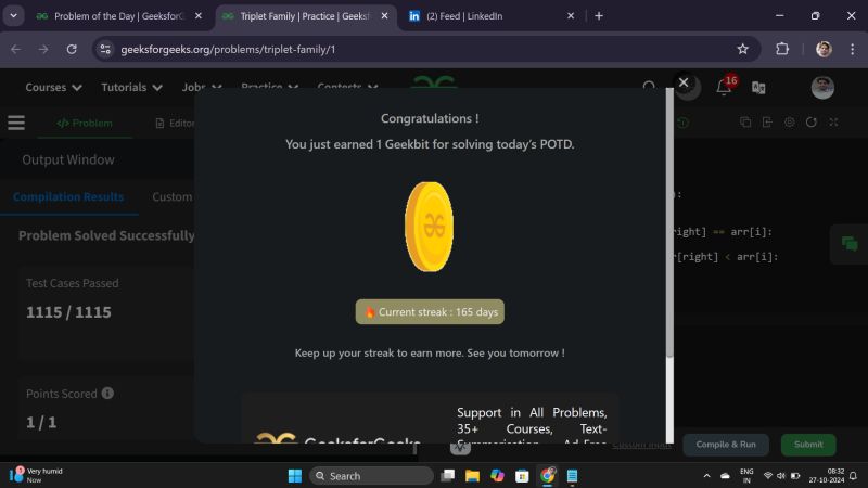 Shivam Mishra on LinkedIn: #geekstreak2024 #codingchallenge #dsa # ... Shivam Mishra on LinkedIn: #geekstreak2024 #codingchallenge #dsa # ...