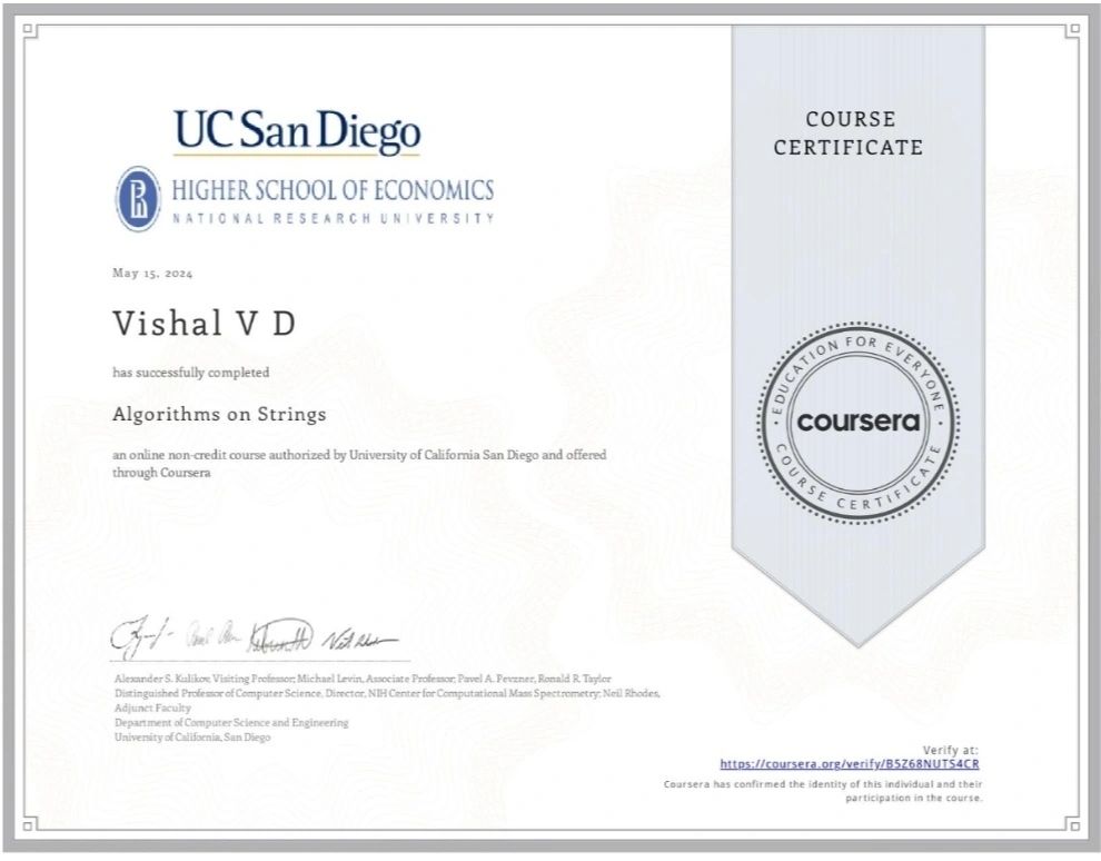Vishal V D on LinkedIn: #datastructures #algorithms #stringmanipulation Vishal V D on LinkedIn: #datastructures #algorithms #stringmanipulation